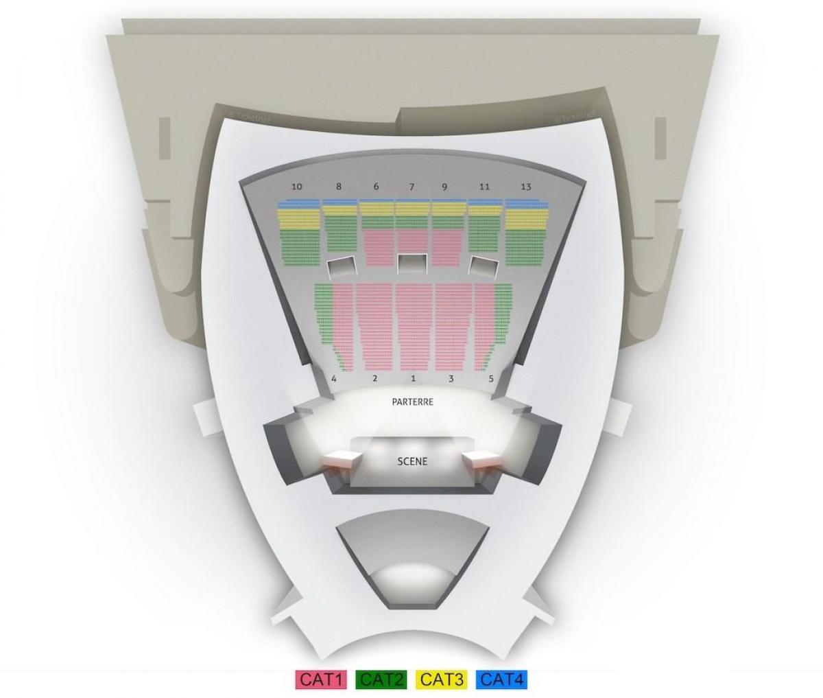 The Palais des congrès de Paris map - Map of The Palais des congrès de ...